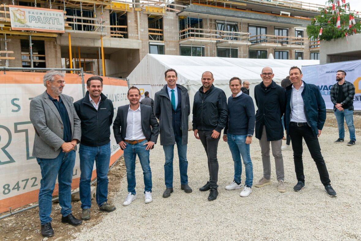 Gleichenfeier beim Mur Resort - Immomedien